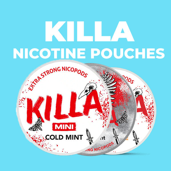 Shop KILLA Nicotine Pouches UK | 18+ Flavours – Grey Haze