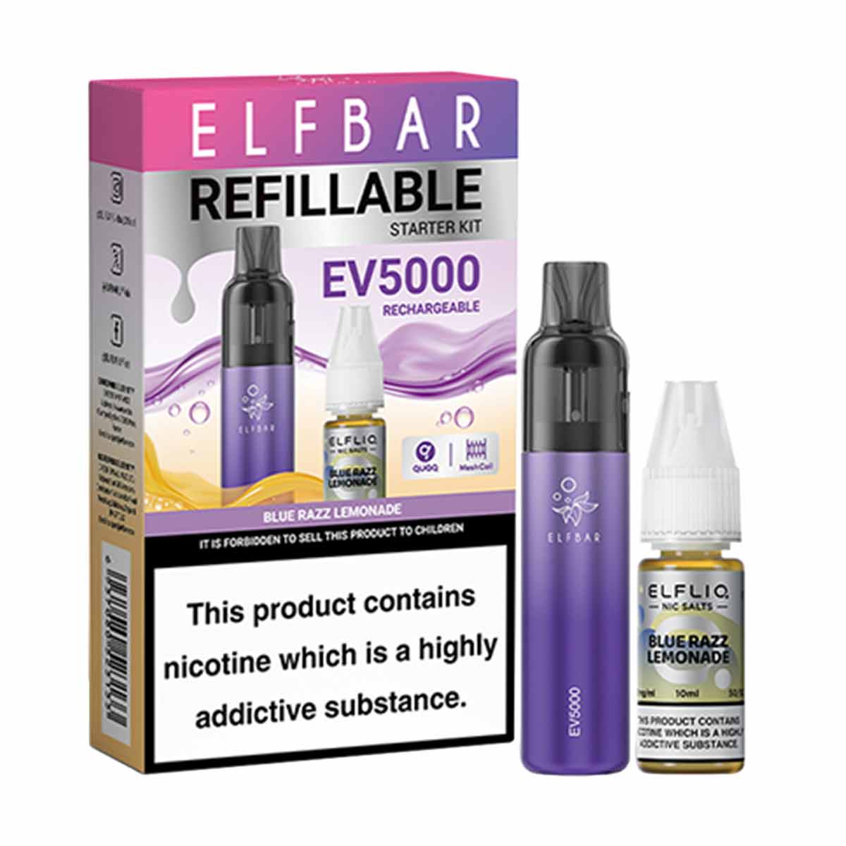 Elf Bar EV5000 Rechargeable Disposable Vape | 15+ Flavours – Grey Haze