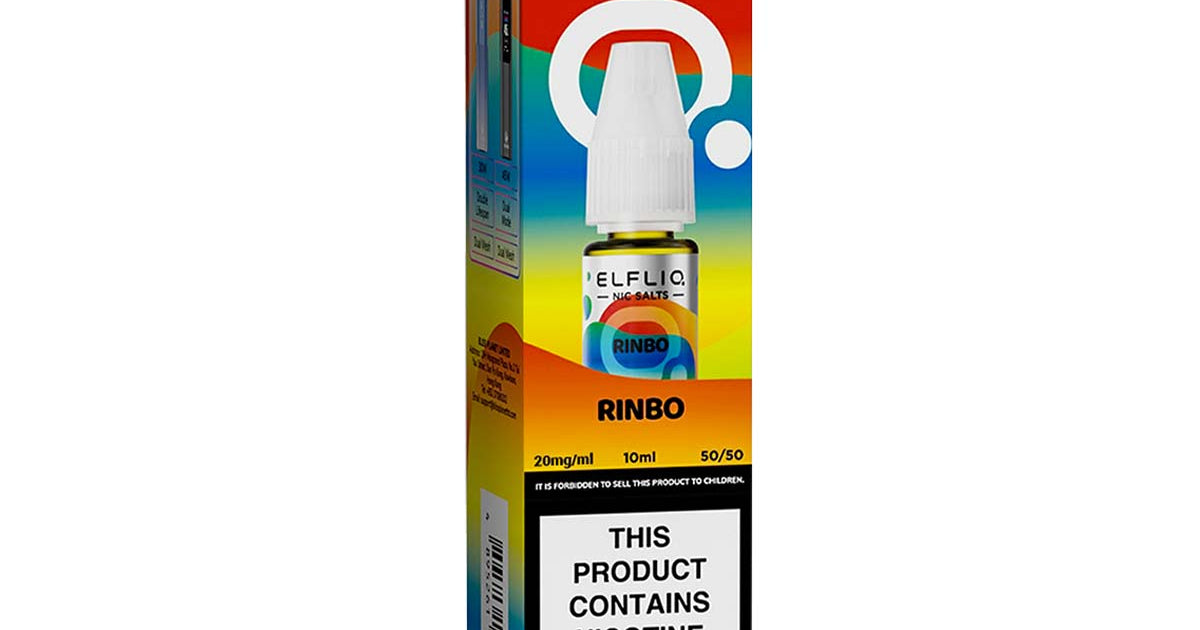 Rinbo ElfLiq Nic Salt Vape Juice by Elf Bar | Grey Haze UK