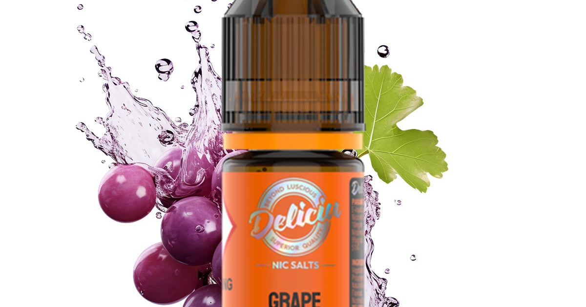Grape Nic Salt E-liquid by Deliciu | Grey Haze UK