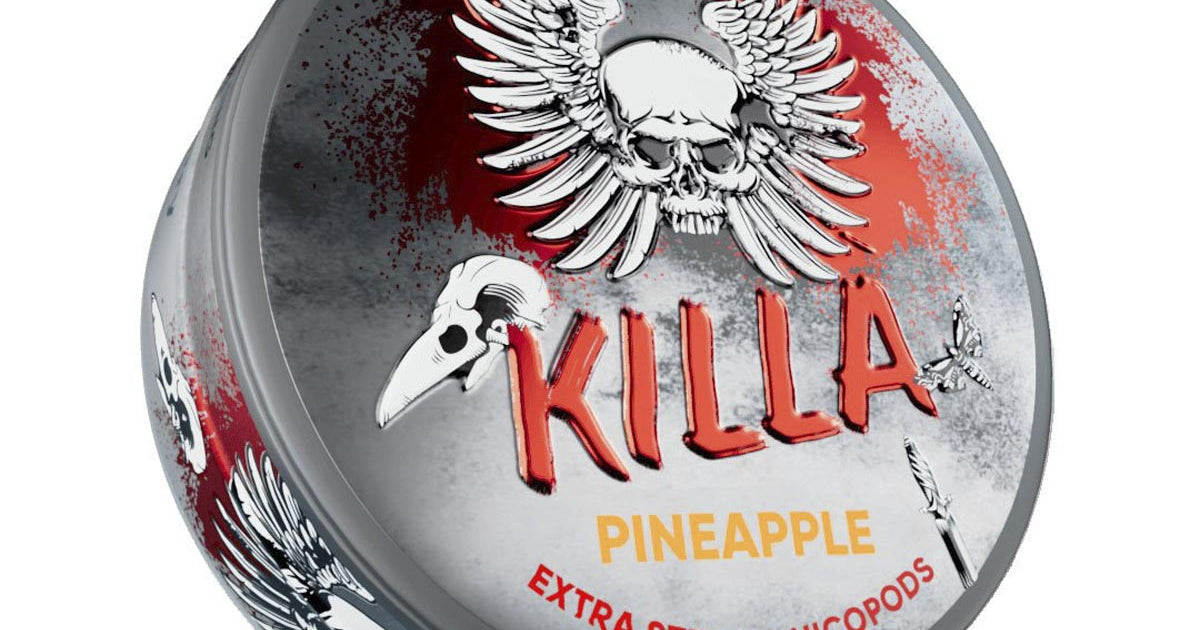 Pineapple Killa Nicotine Snus Pouches | Grey Haze UK