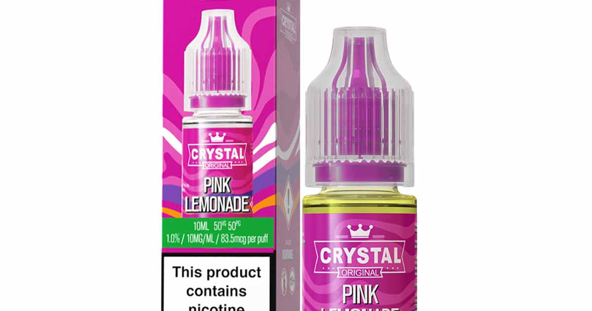 Pink Lemonade Nic Salt E-Liquid by SKE Crystal | Grey Haze UK