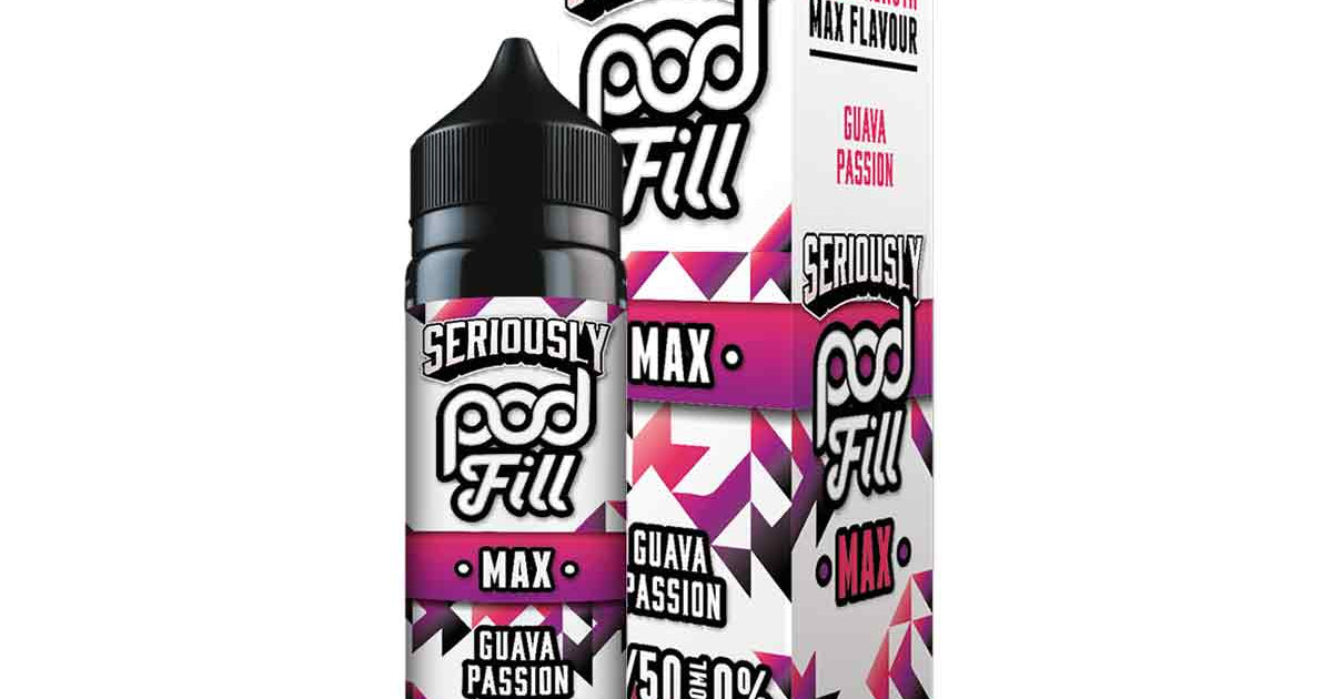 Guava Passion Seriously Pod Fill MAX 40ml Shortfill E-Liquid | Grey Haze UK
