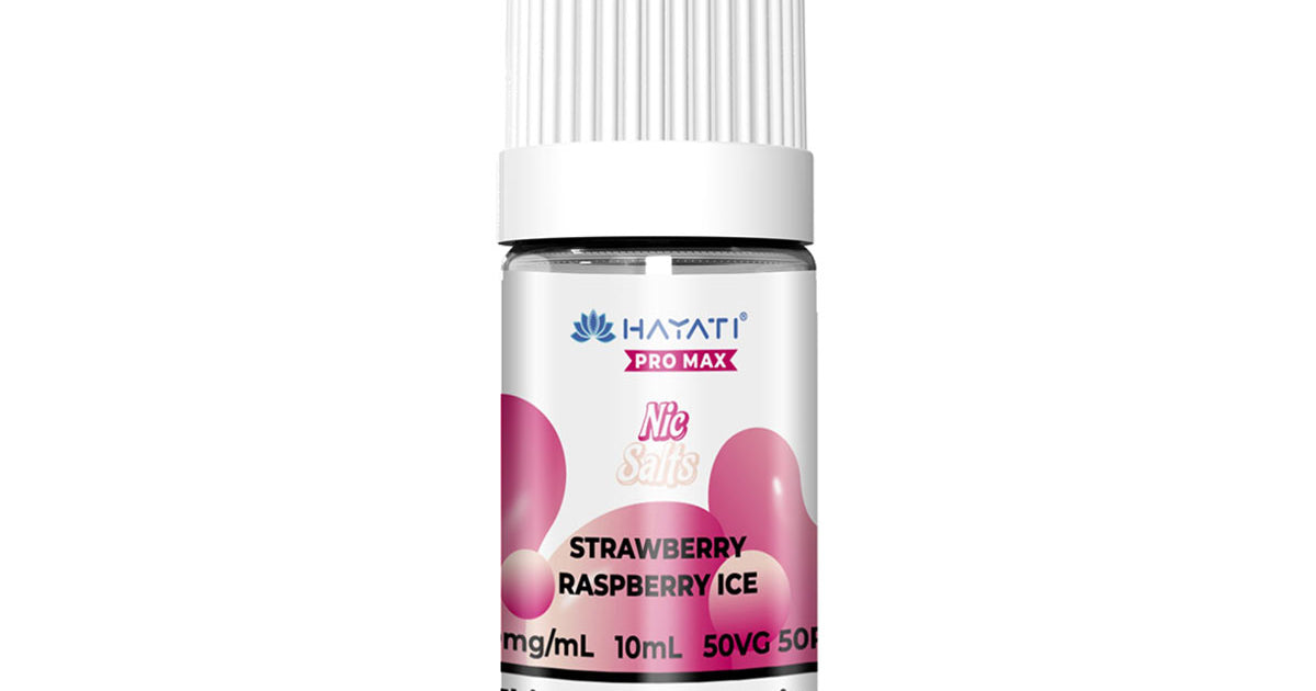 Strawberry Raspberry Ice Hayati Pro Max Nic Salt E-Liquid | Grey Haze UK