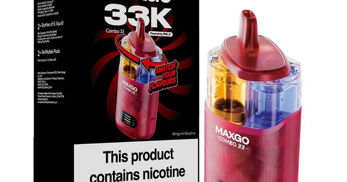 RELX MaxGo Combo 33K Prefilled Pod Kit | 33000 Puffs | From £10.99 ...