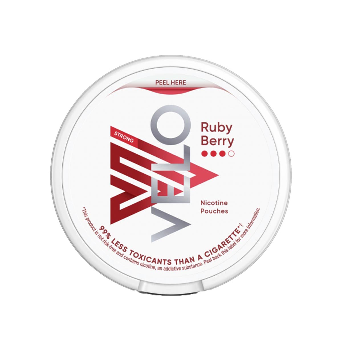 Ruby Berry VELO Nicotine Snus Pouches – Grey Haze