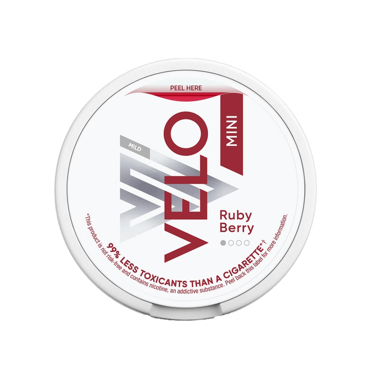 Ruby Berry VELO Nicotine Snus Pouches – Grey Haze