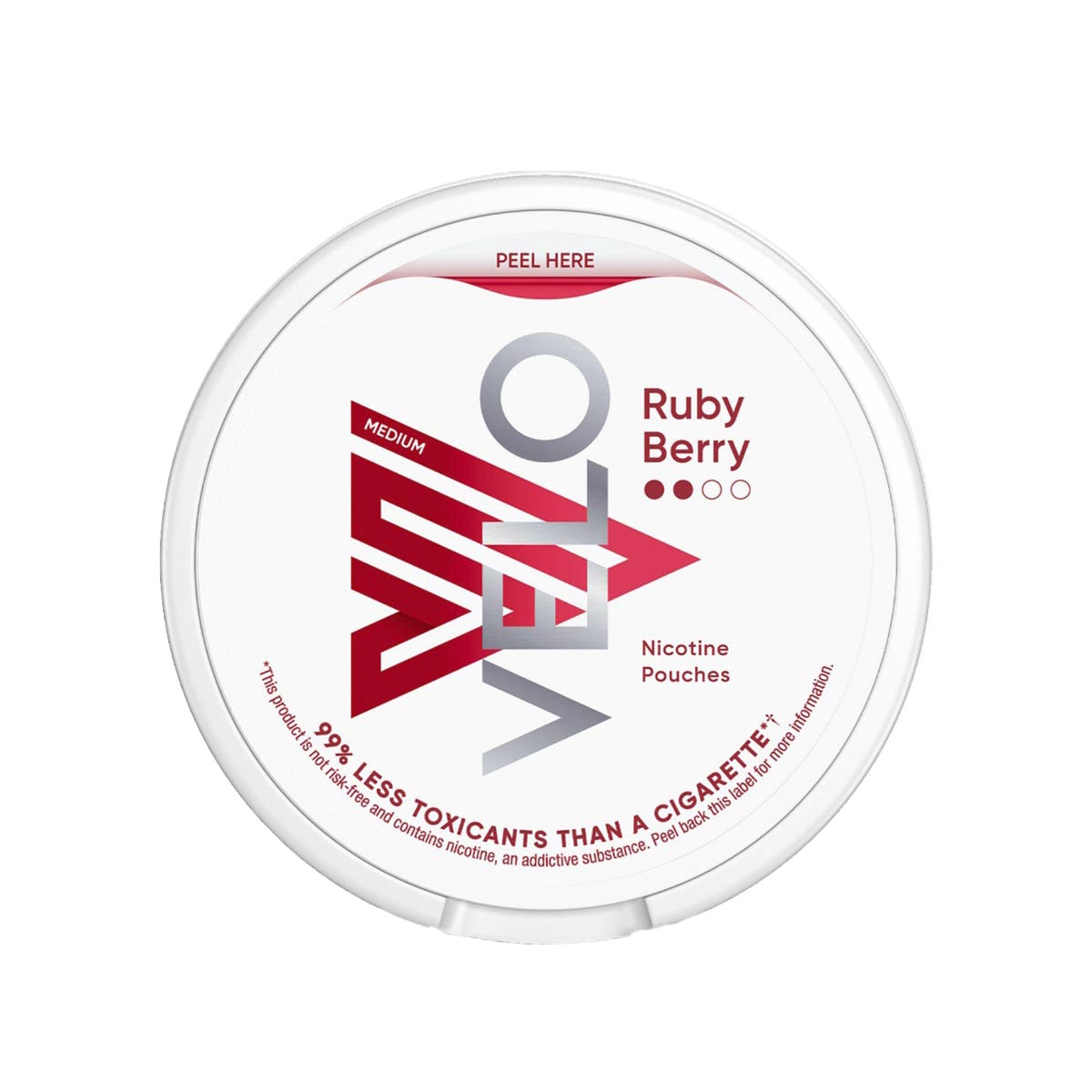 Ruby Berry VELO Nicotine Snus Pouches – Grey Haze