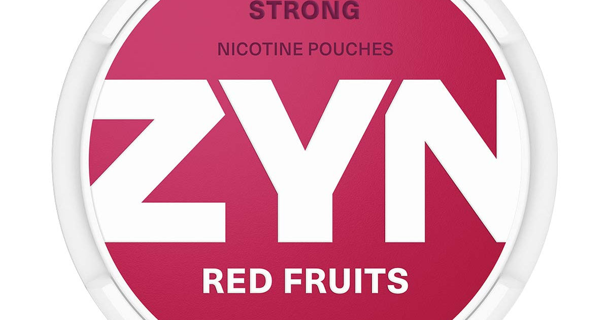 Red Fruits Zyn Strong Nicotine Snus Pouches | Grey Haze UK