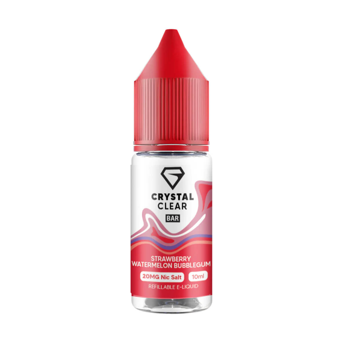 Crystal Clear Bar Nic Salts Strawberry Watermelon Bubblegum – Grey Haze